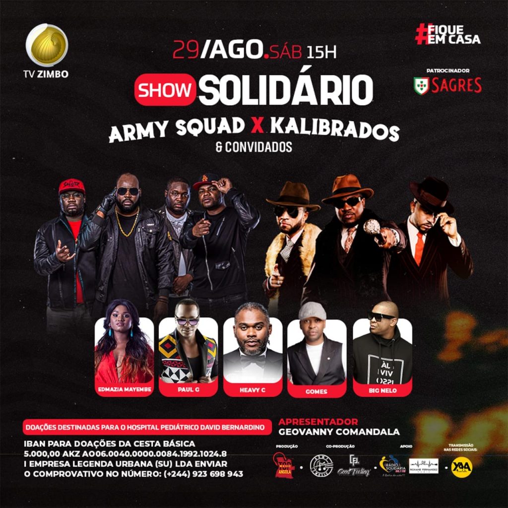 ARMY SQUAD X KALIBRADOS Show TvZimbo » Hip Hop Angola | Hip Hop Moçambique